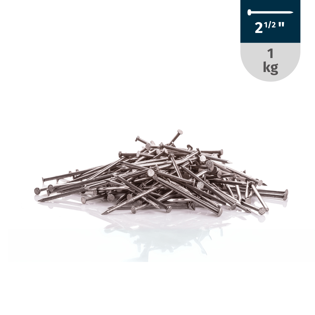 Clavos 2"½ x11 Bolsa 1Kg - RGM